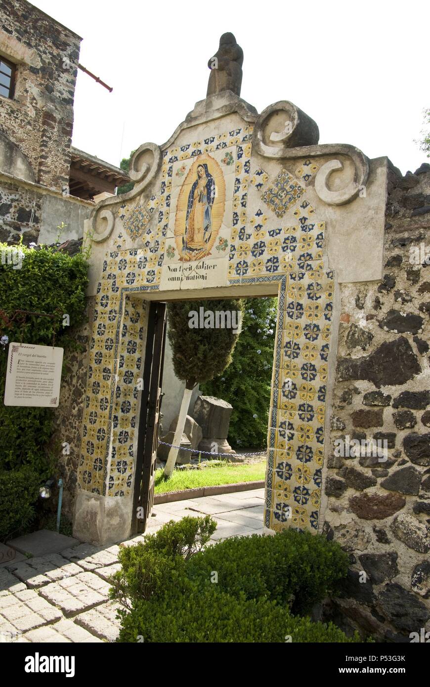 Mexico.Mexico city.Ex-convent of Churubusco XVI century Stock Photo - Alamy