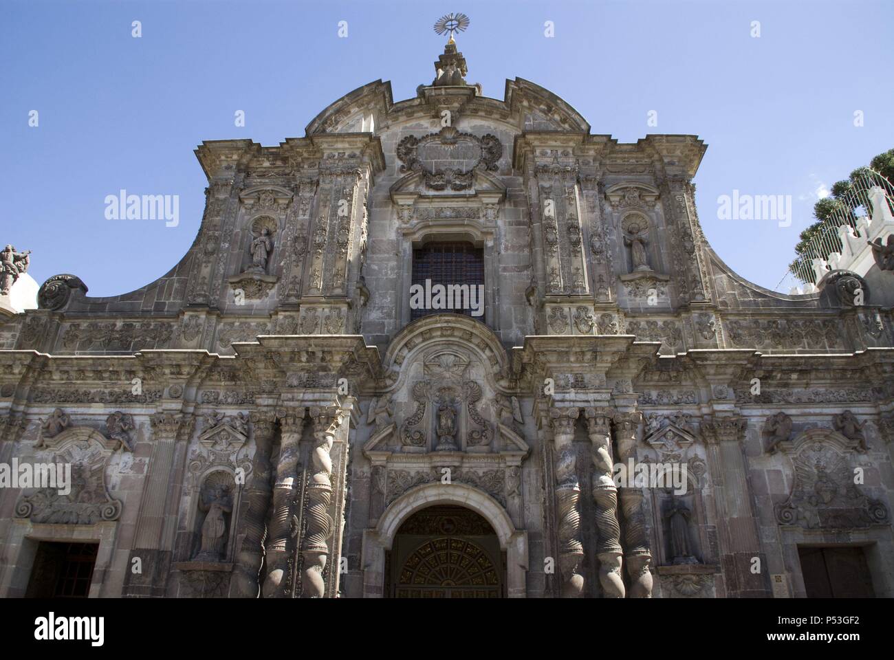 Ecuador. Quito. Historical Center. The Church of The Jesuits (XVII ...