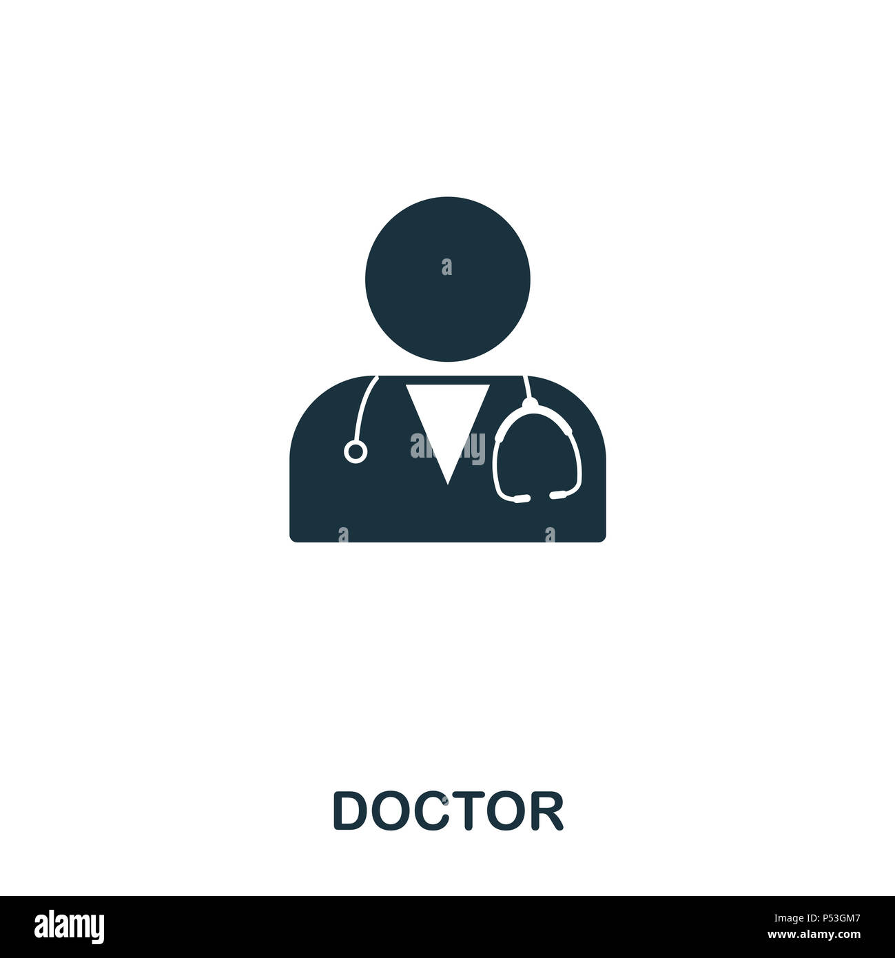 Physician icon hi-res stock photography and images - Alamy