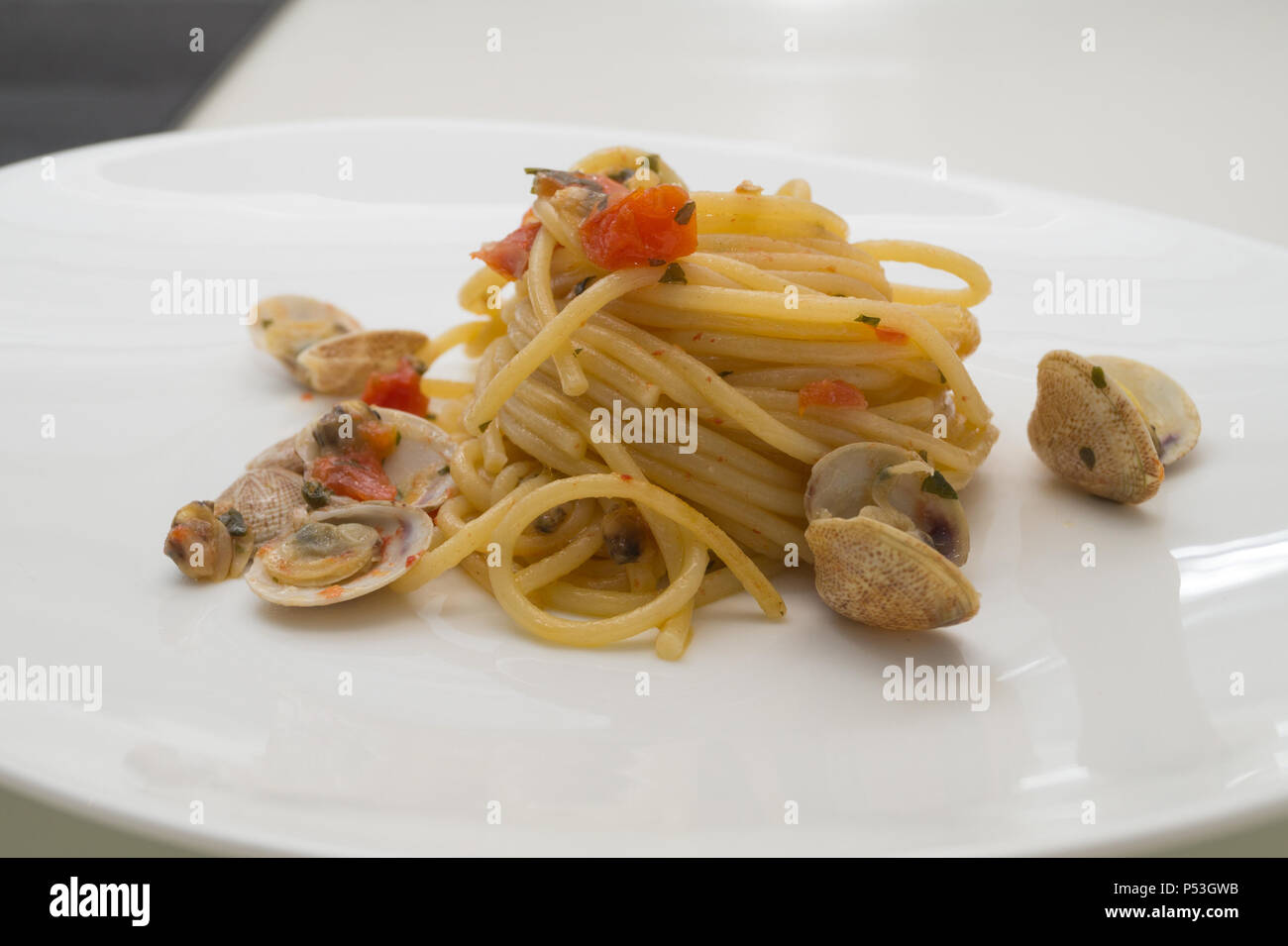 Italian Pasta, Spaghetti in a pot Stock Photo - Alamy