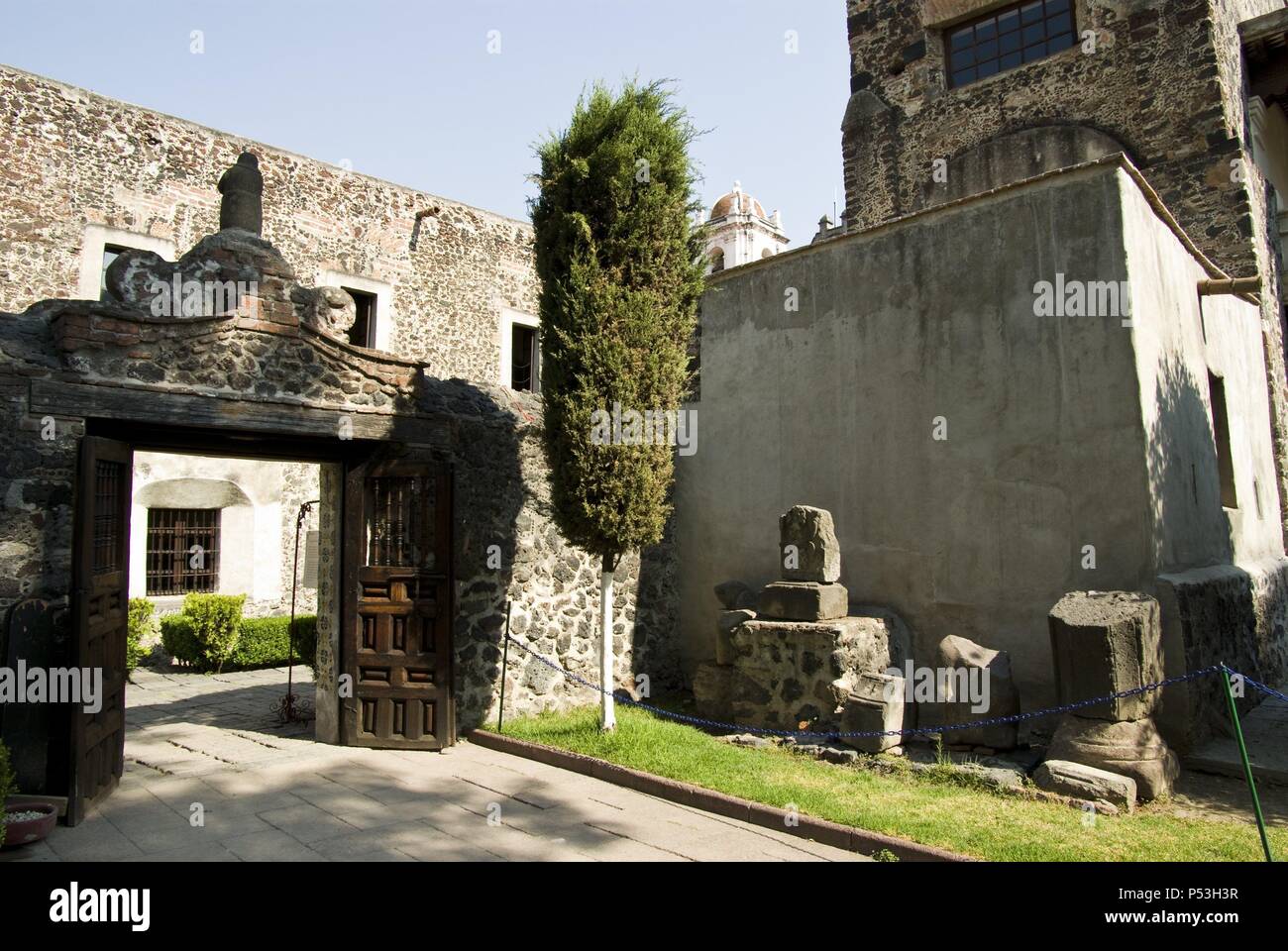 Mexico.Mexico city.Ex-convent of Churubusco XVI century Stock Photo - Alamy