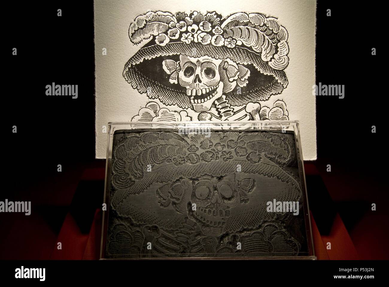 Mexico.Aguascalientes.Engraving of Jose Guadalupe Posada (1852/1913 ...