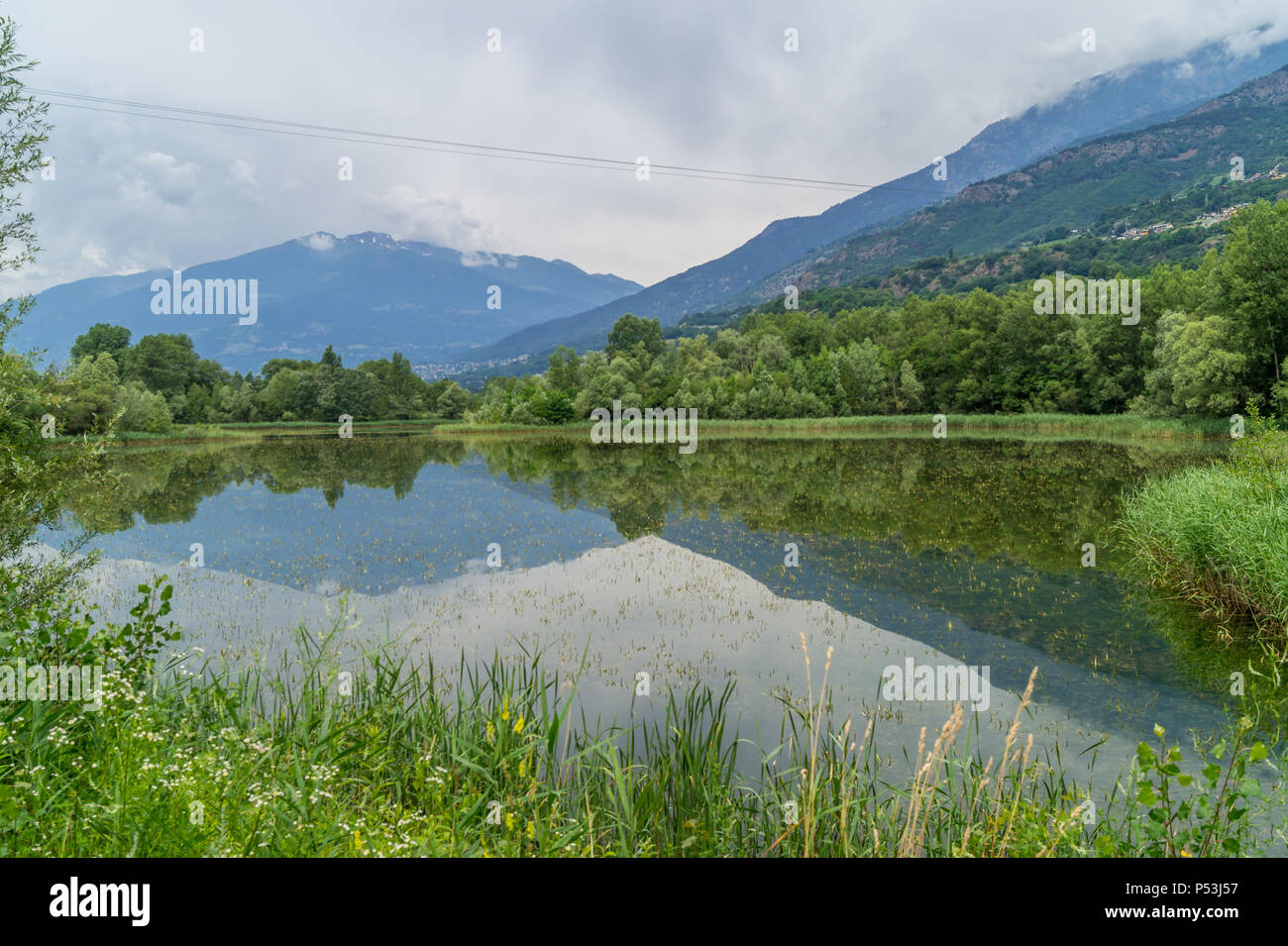 lake panorama countryside Stock Photo - Alamy