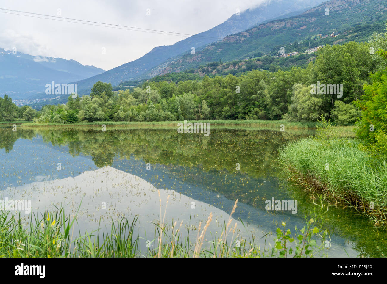lake panorama countryside Stock Photo - Alamy