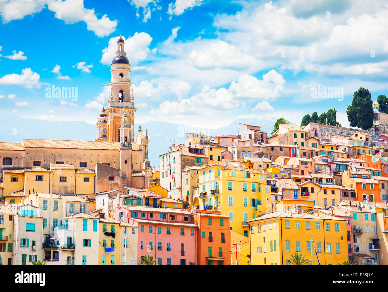 Menton promenade old town hi-res stock photography and images - Alamy