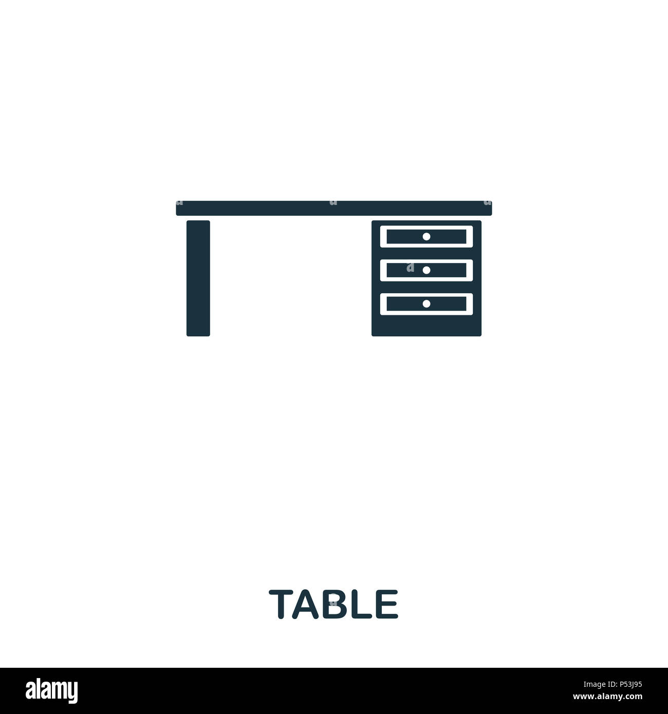 Silhouette of man and desk illustration hi-res stock photography and ...