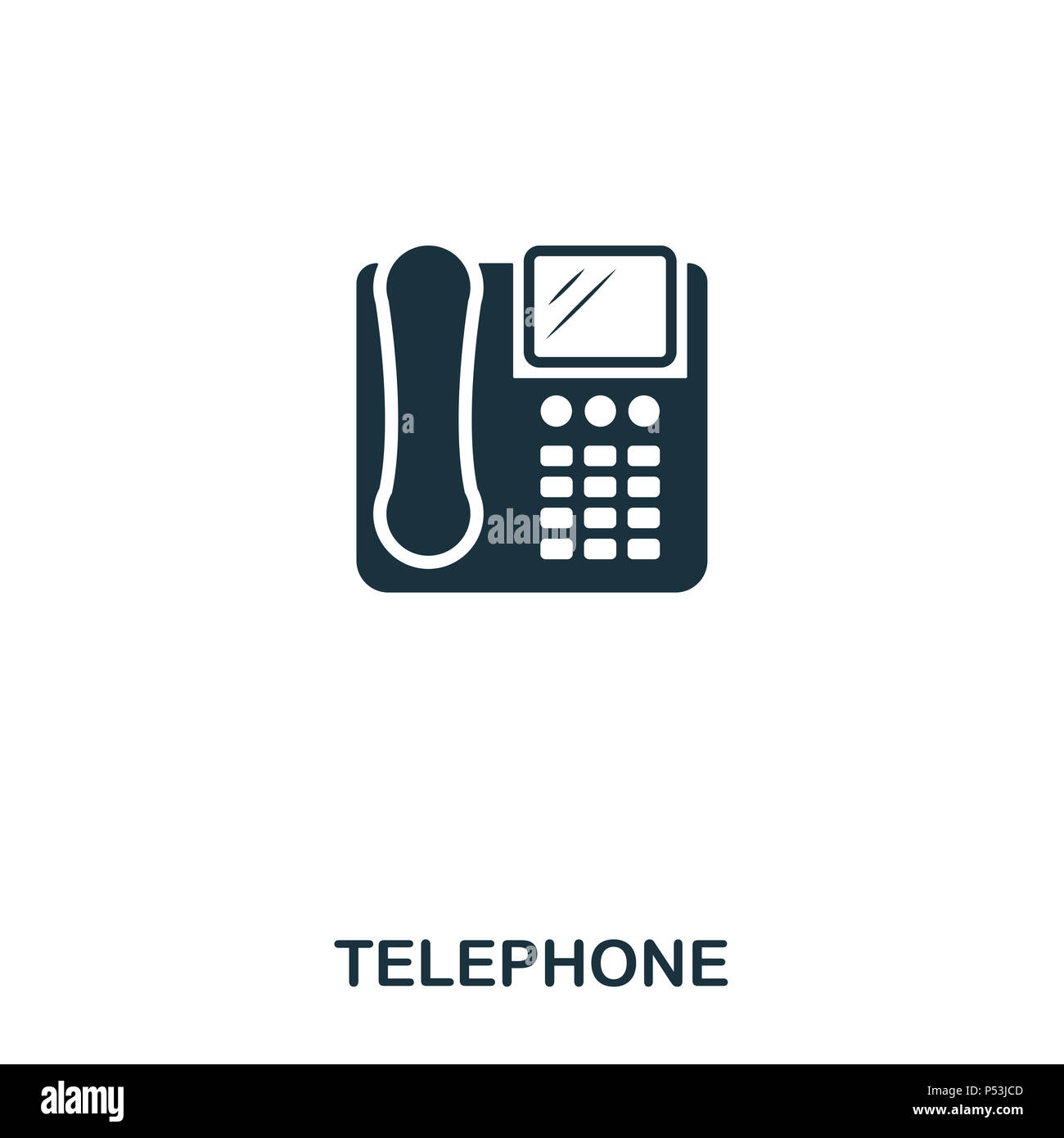 DevicesTelephone icon. Line style icon design. UI. Illustration of ...