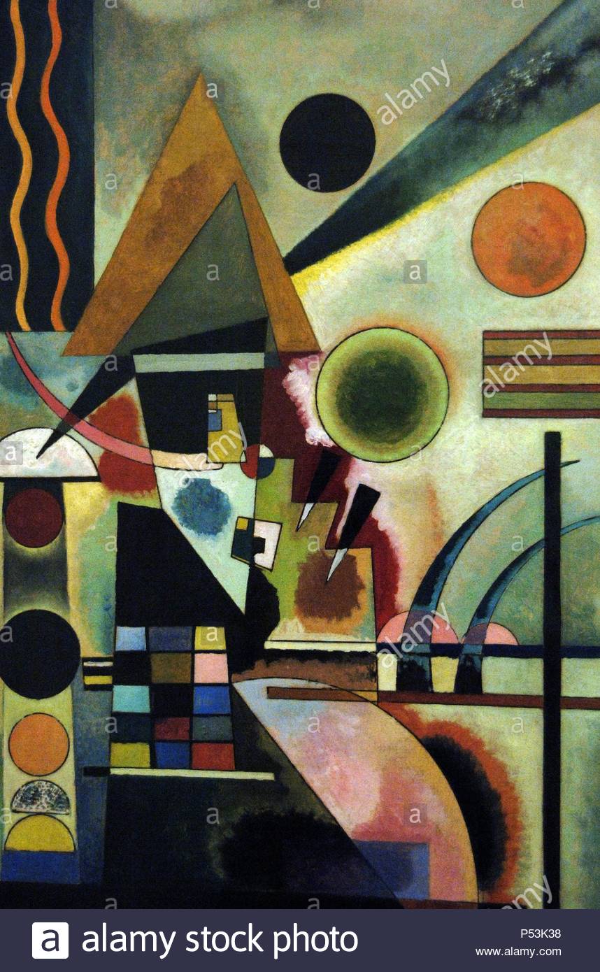 Russia Russian Painting Wassily Kandinsky Stock Photos & Russia Russian ...