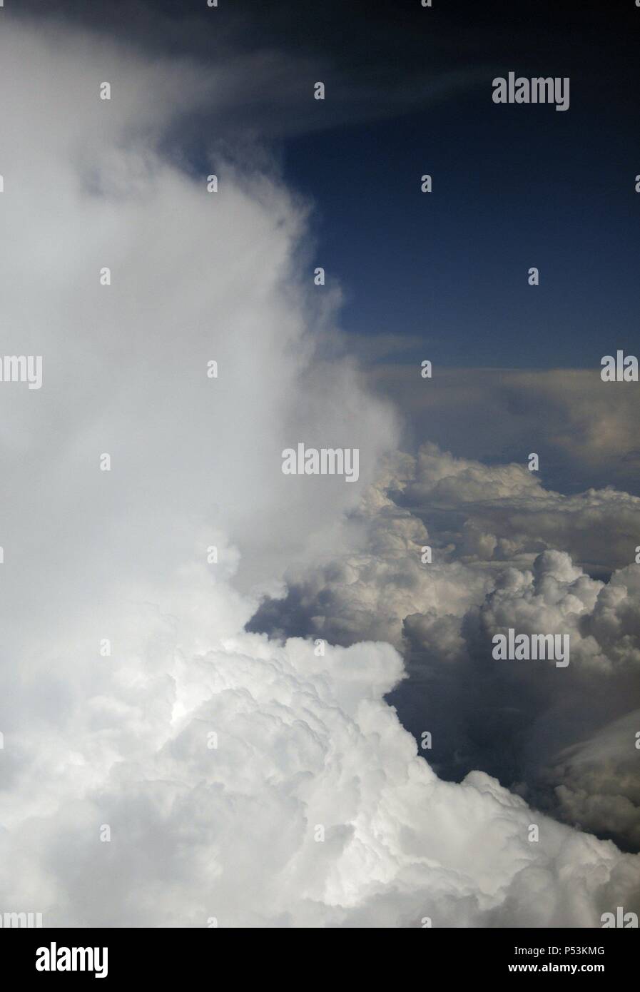 Clouds from the window of a plane Stock Photo - Alamy