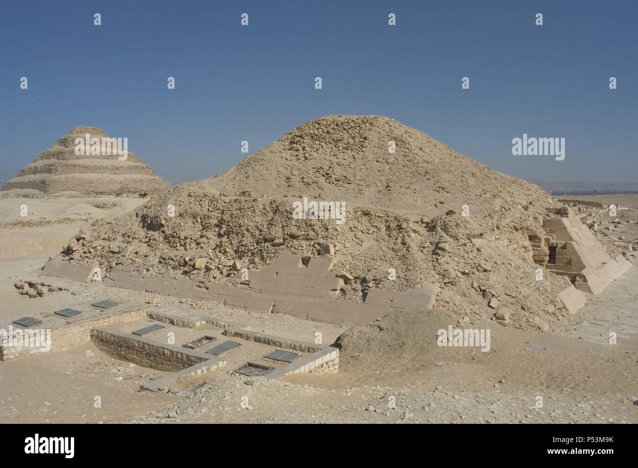 Egypt. Saqqara.The Pyramid of Unas. Fifth Dynasty. 24th century B.C ...