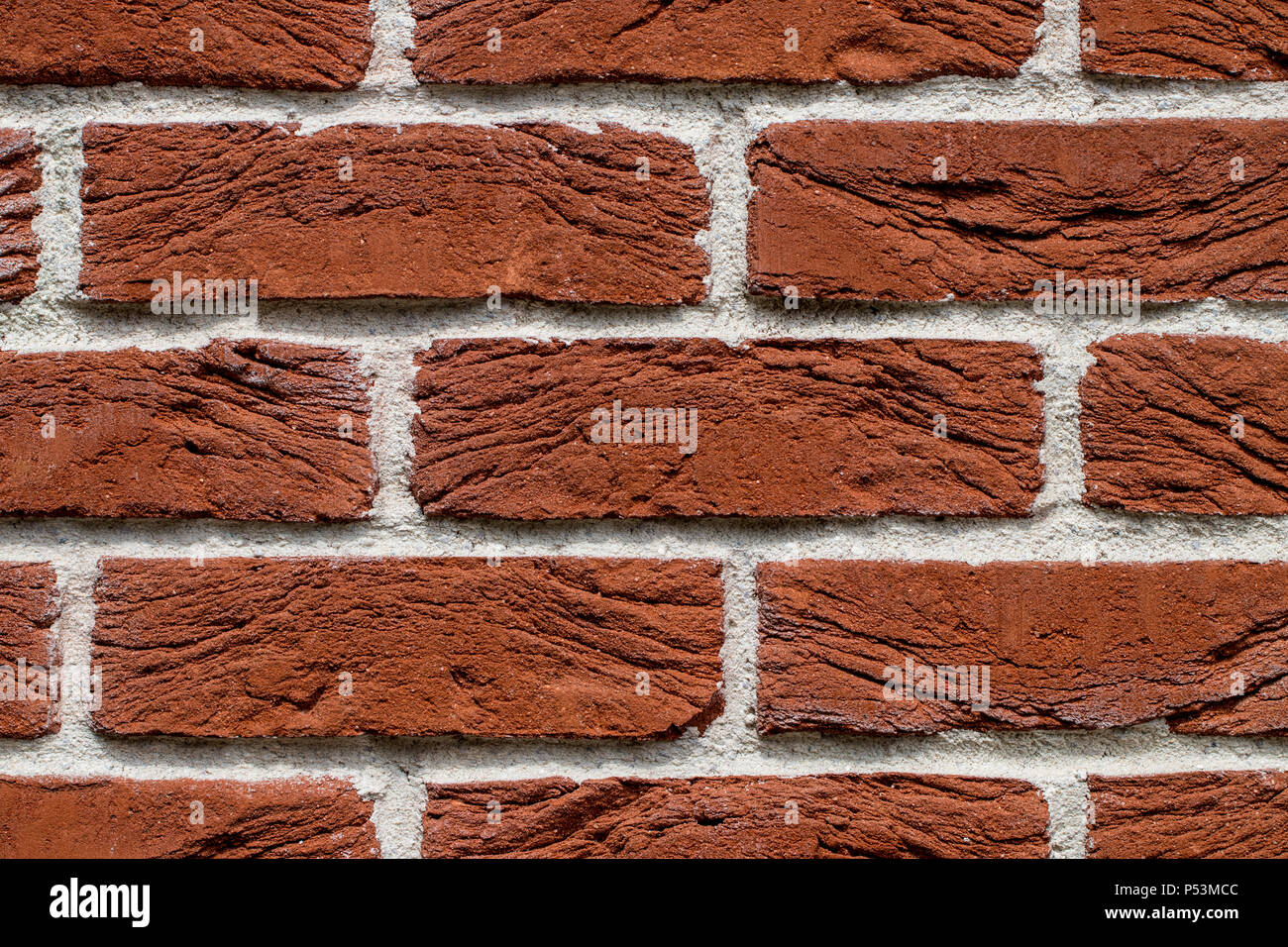 Grunge red brick wall background with copy space Stock Photo - Alamy