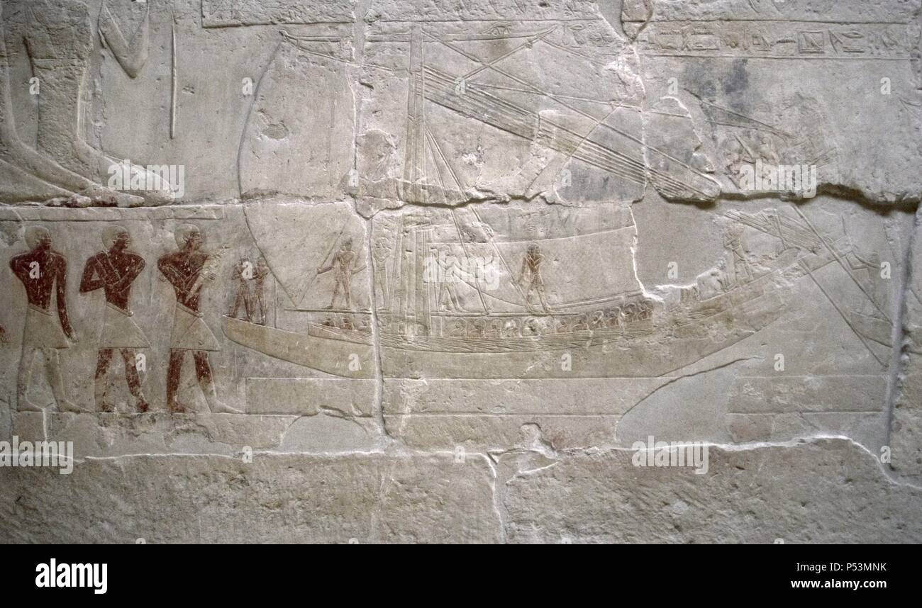Egypt. Necropolis of Saqqara. Mastaba of Mereruka, priest of Pharaoh ...
