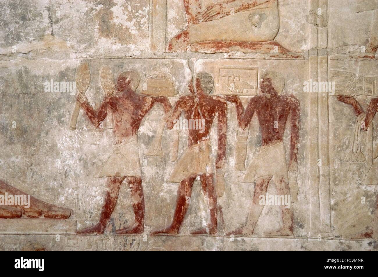 Egypt. Necropolis of Saqqara. Mastaba of Mereruka, priest of Pharaoh ...