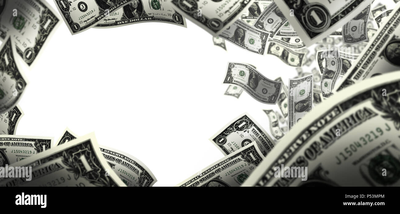 conceptual background image of us paper currency Stock Photo - Alamy