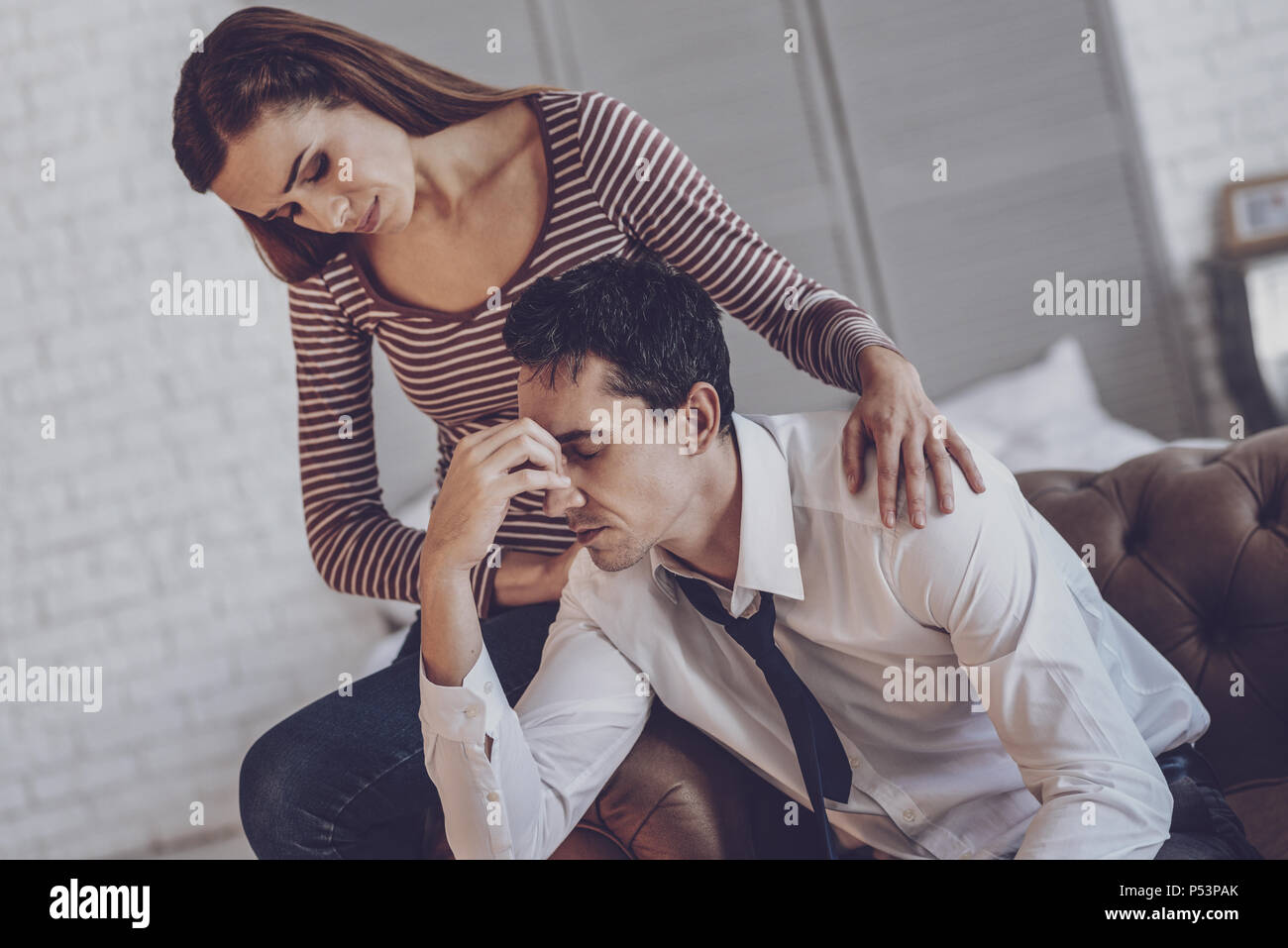 Thinking man family hi-res stock photography and images - Alamy