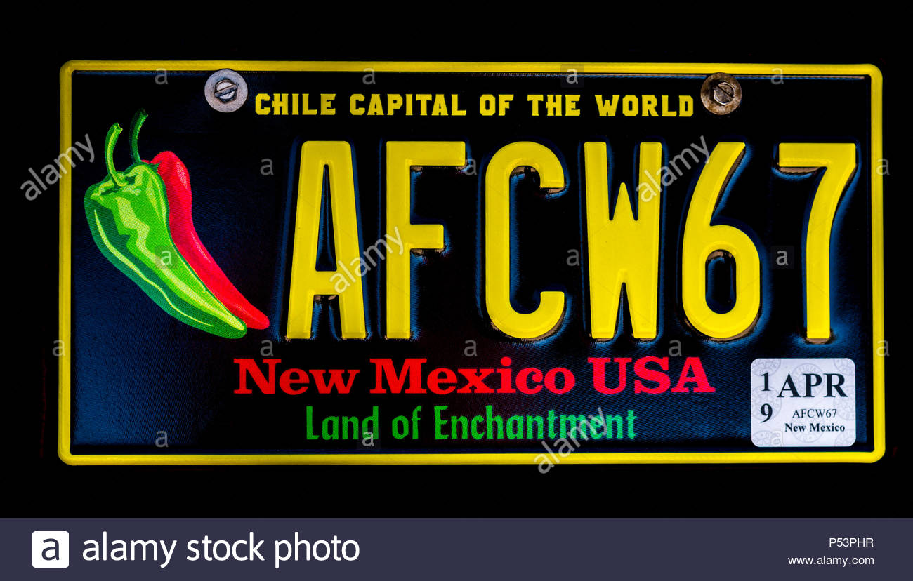 New Mexico License Plate Stock Photos & New Mexico License Plate Stock ...