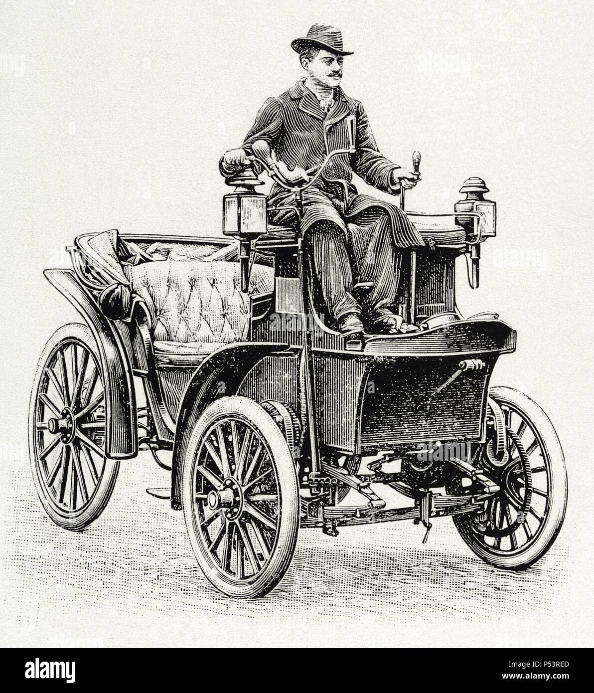 Car Late 19th Century Engraving High Resolution Stock Photography and ...