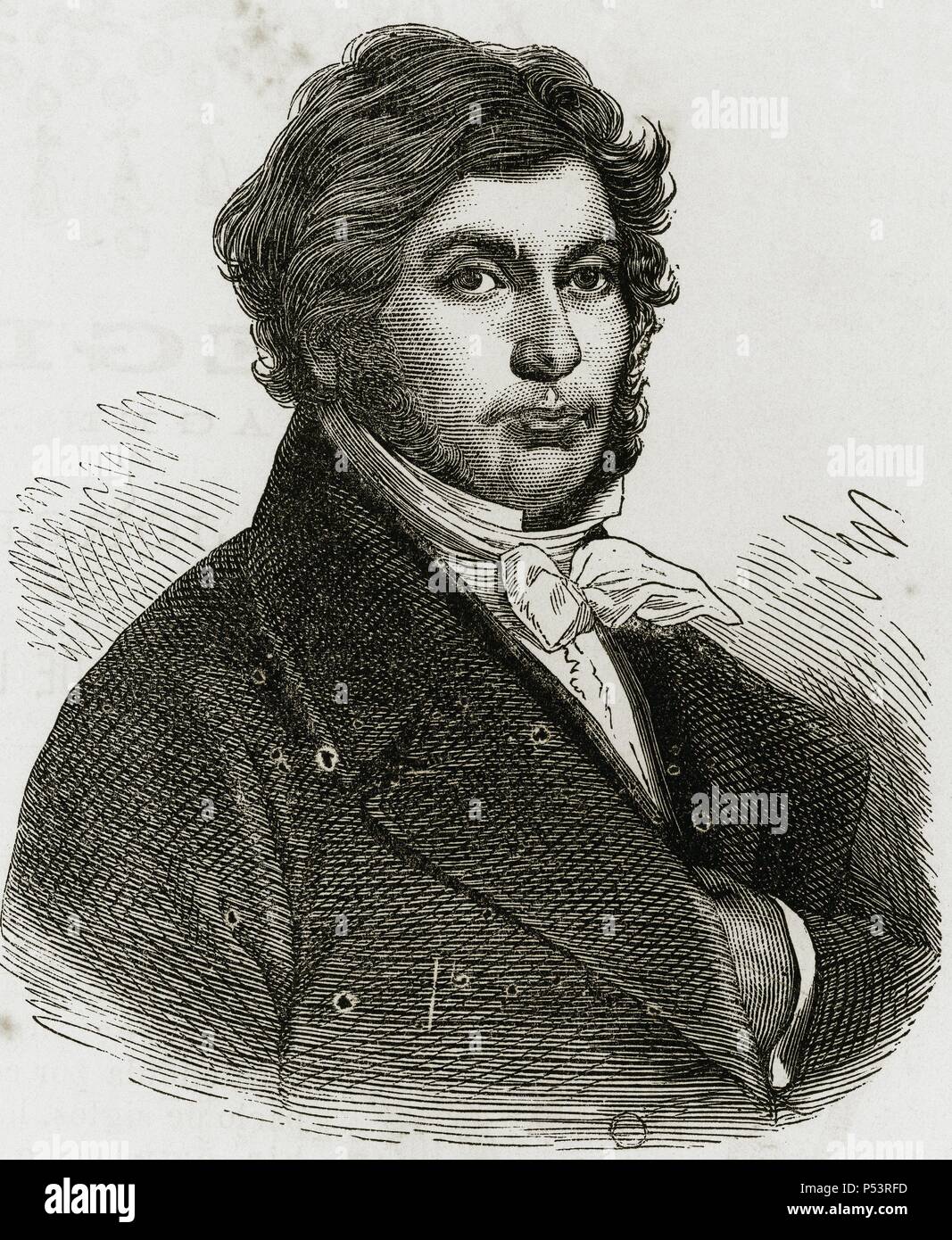 Jean-Franc ois Champollion (1790-1832). French classical scholar ...