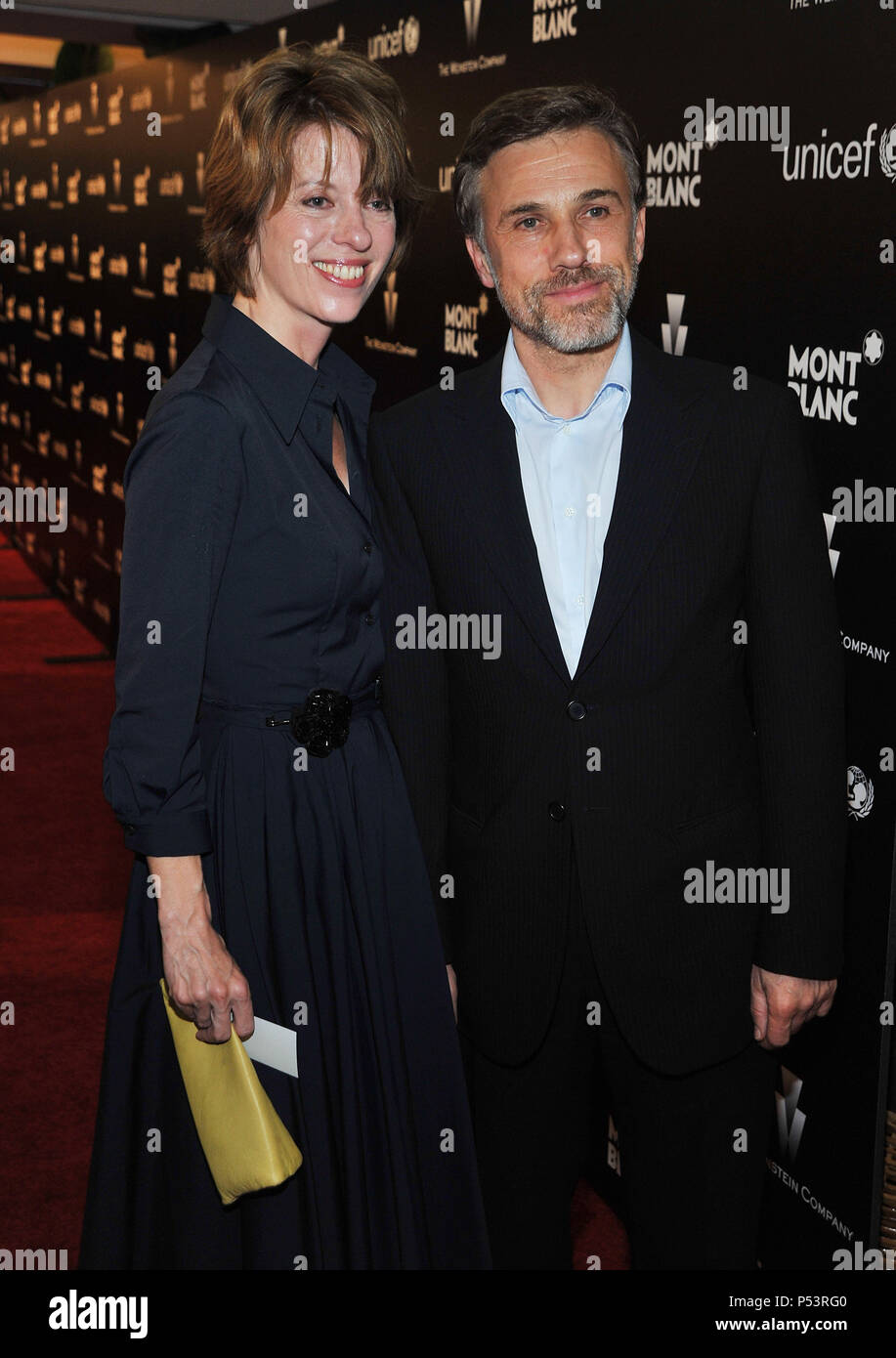 Christoph waltz and wife red carpet event hi-res stock photography and ...