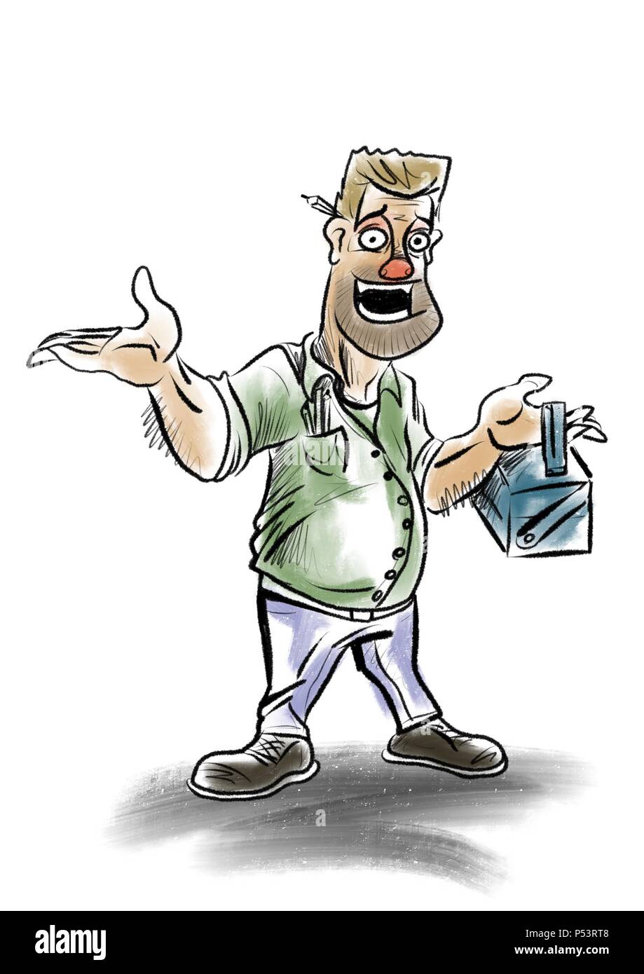 Big burly man hi-res stock photography and images - Alamy