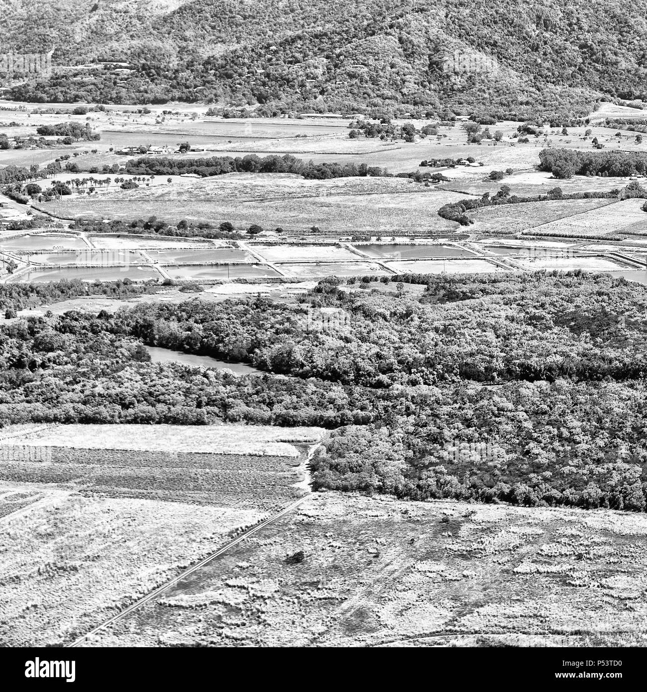 texture in australia field of colutivation from the high Stock Photo ...
