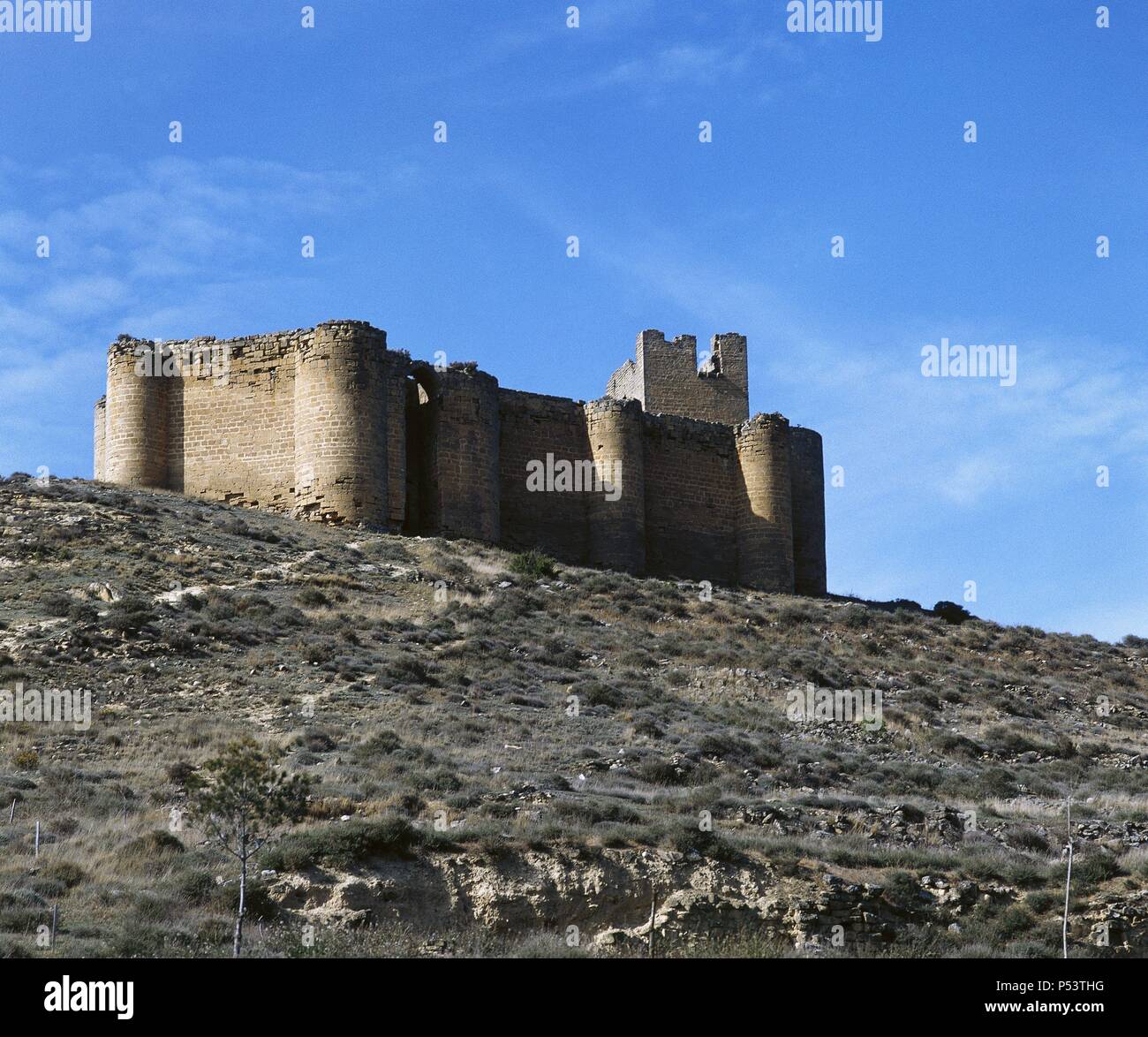 Spain. La Rioja. Castle of Davalillo. 12th - 13th centuries. Exterior ...