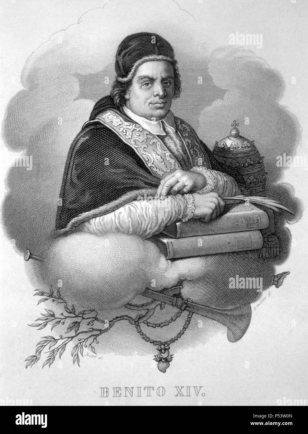 Papal coronation Black and White Stock Photos & Images - Alamy