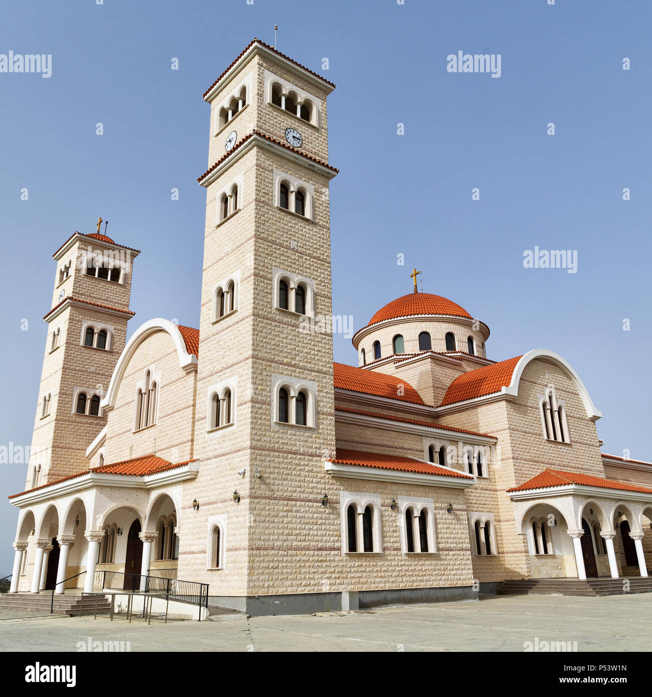 in cyprus the old church and the historical heritage of history Stock ...