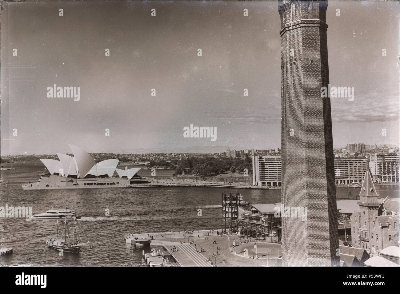 in australia sydney opera house the bay and the skyline of the city ...