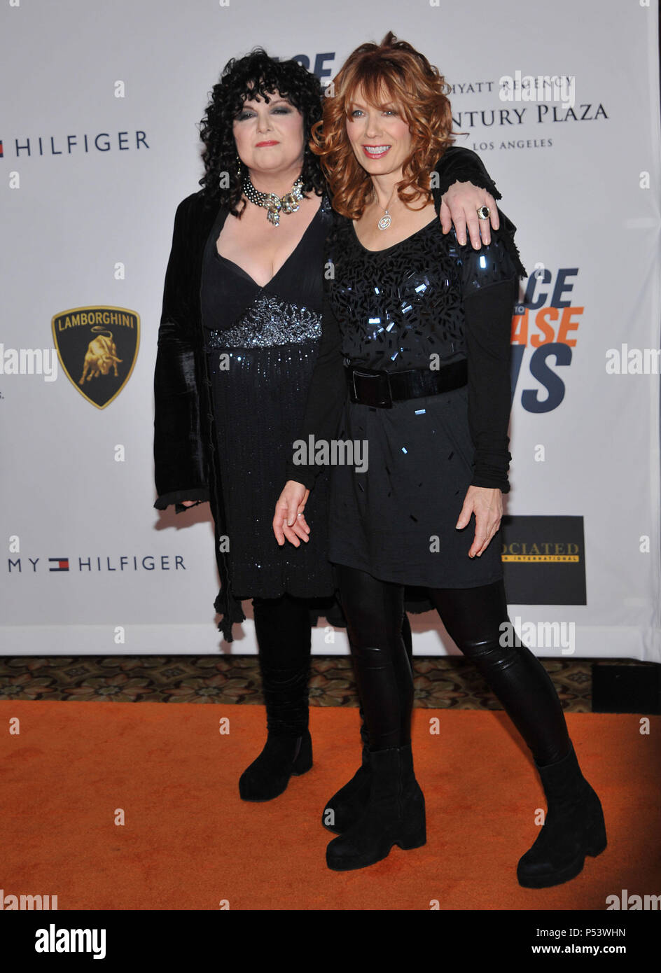 Ann Wilson and sister Nancy Wilson of Heart 122 - 17th Annual Race To ...