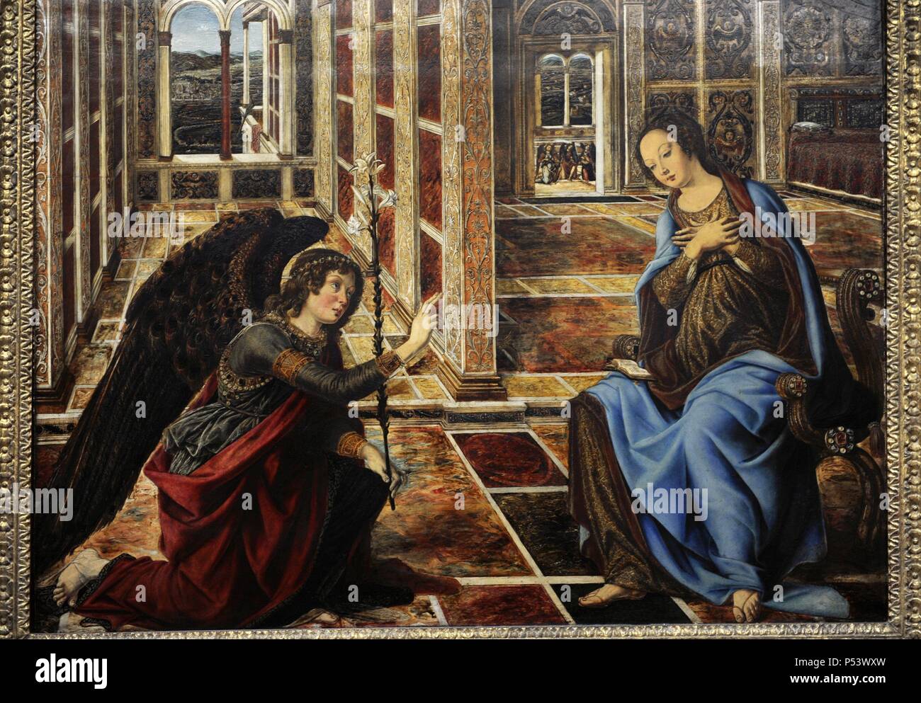 Piero del Pollaiuolo (1443-1496). Italian painter. The Annunciation ...
