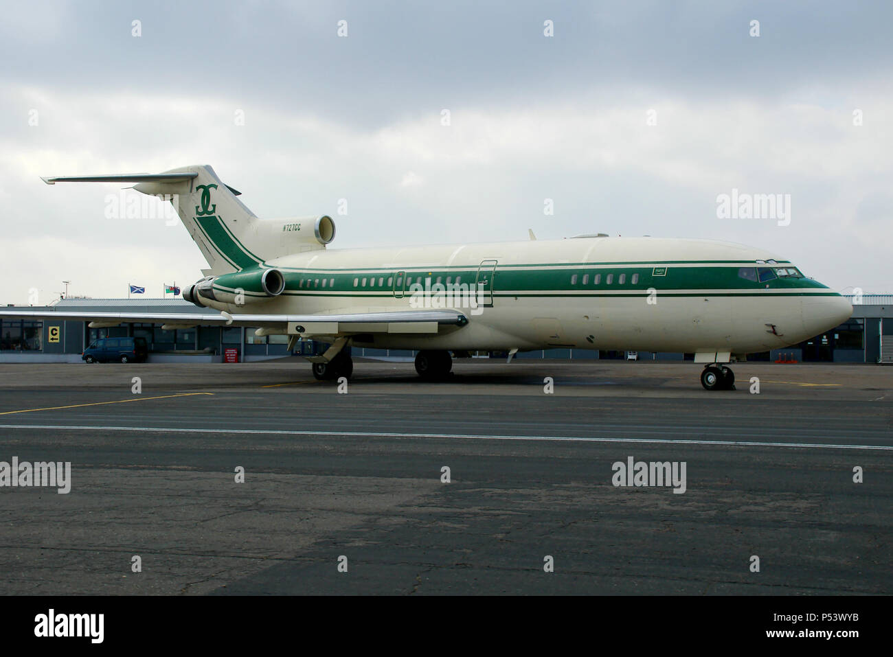 Privately owned Boeing 727 jet airliner plane used as an executive jet ...