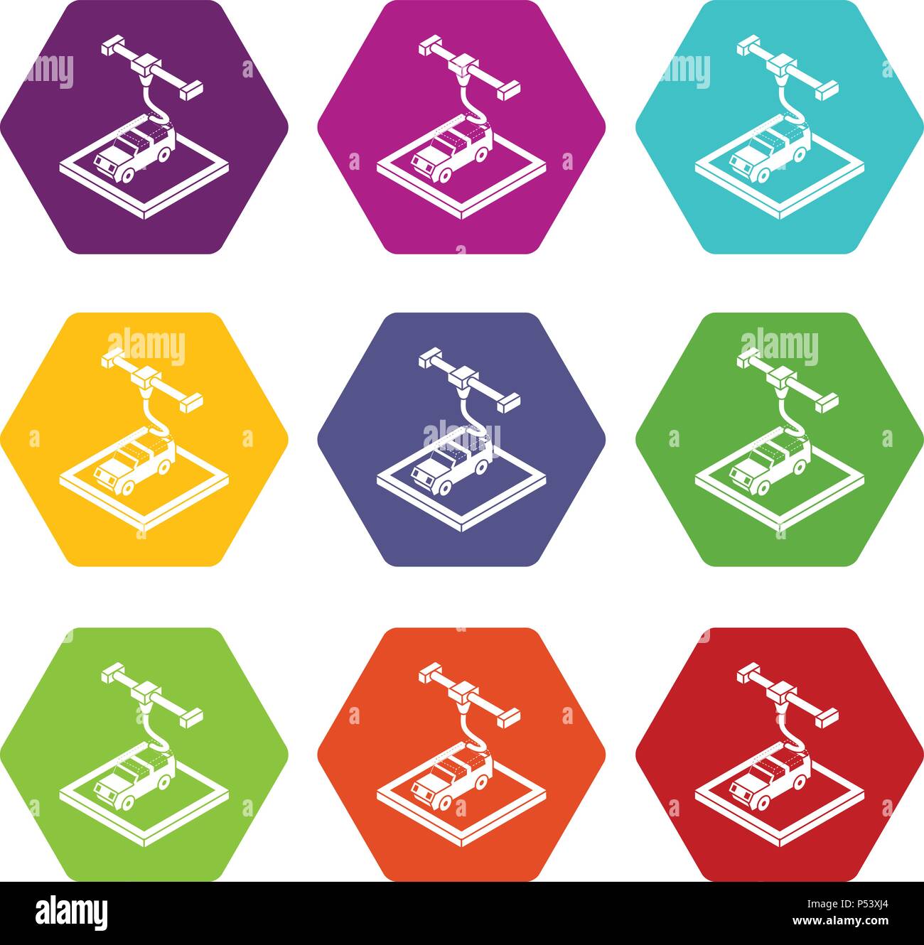 Car motor printing icon Stock Vector Images - Alamy