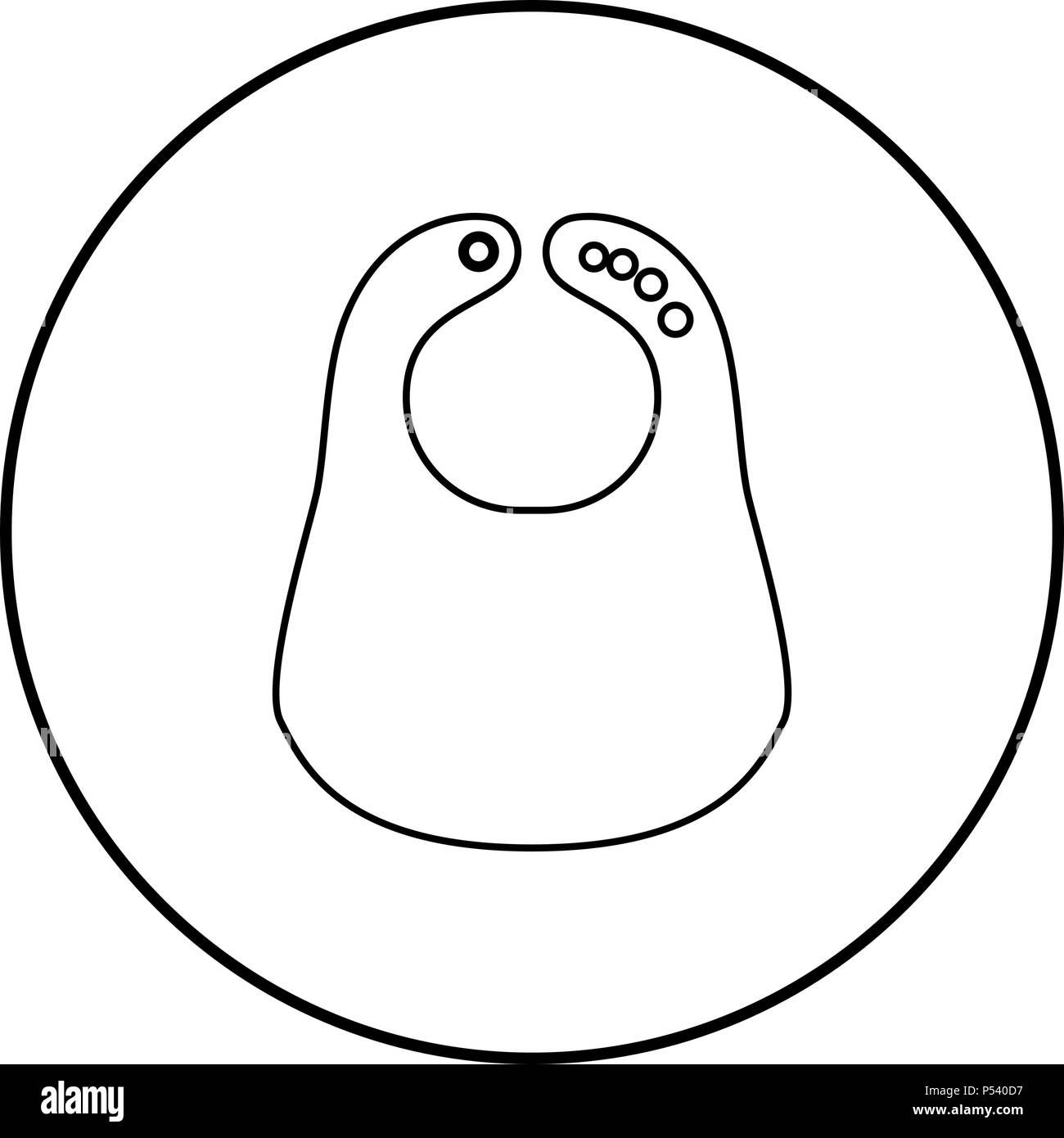 Bib outline hi-res stock photography and images - Alamy