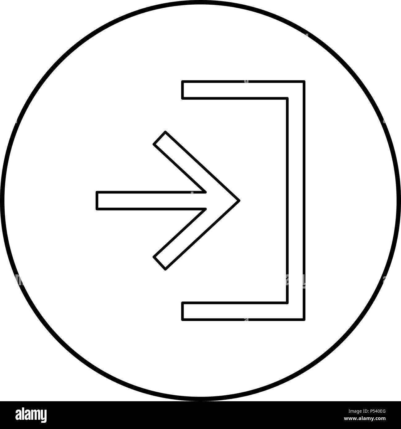 Emergency open door Stock Vector Images - Alamy