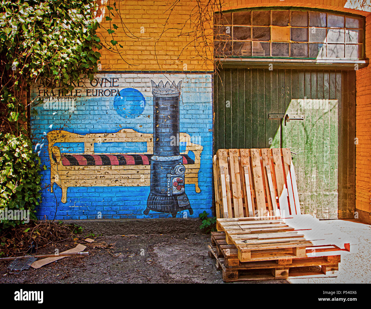 Denmark copenhagen brick building facade hi-res stock photography and ...