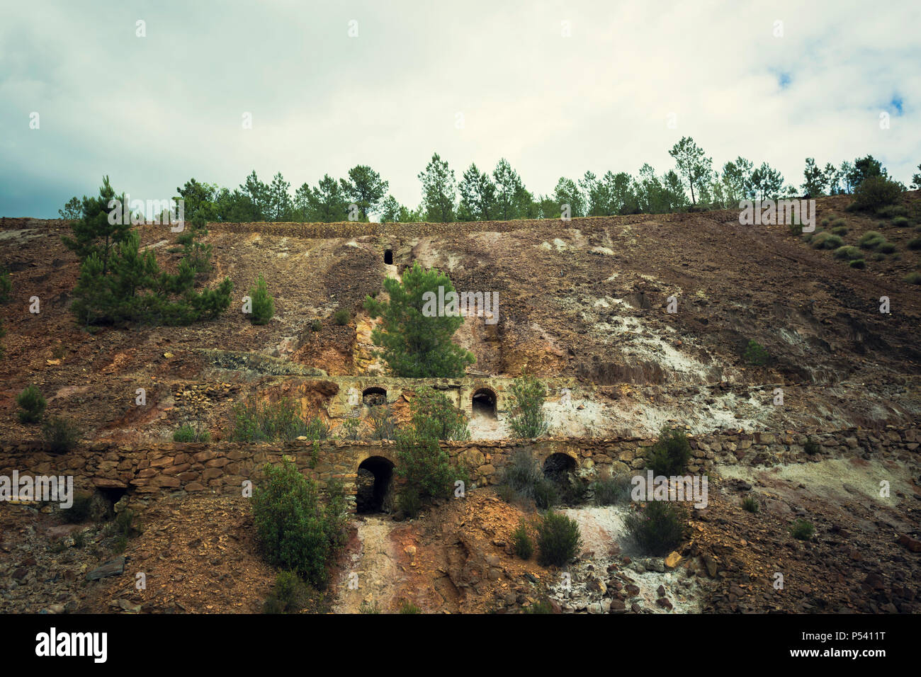 Copper mine ruin hi-res stock photography and images - Alamy