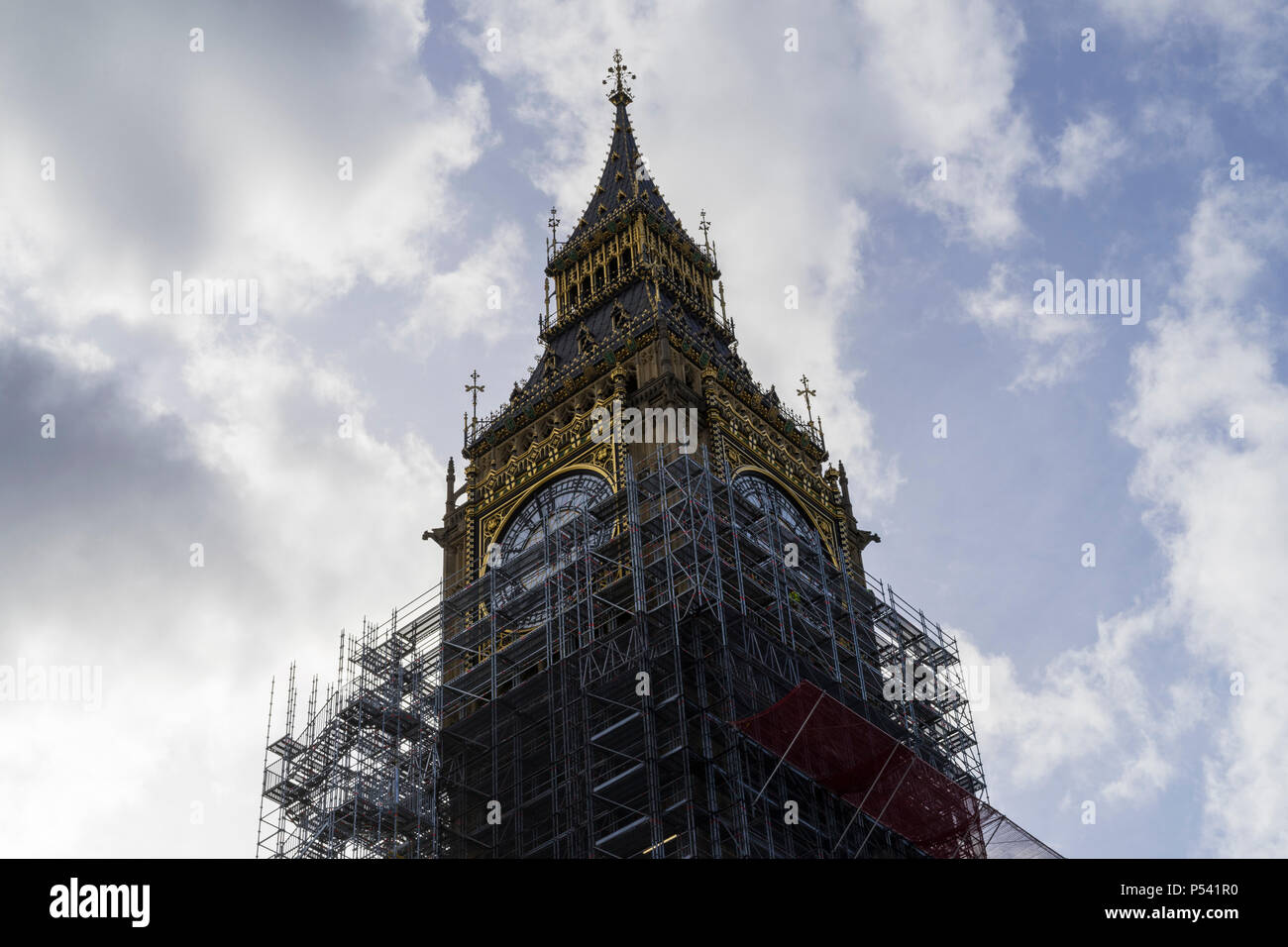Big Ben, London Great Britain, October 12 2017, Elizabeth Tower and ...