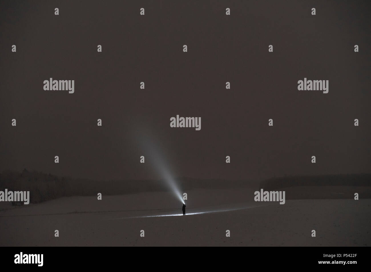 Man wearing head torch hi-res stock photography and images - Alamy