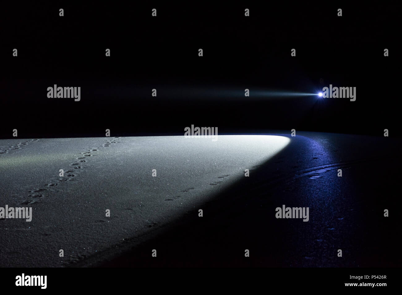 Flashlight shining wood hi-res stock photography and images - Alamy