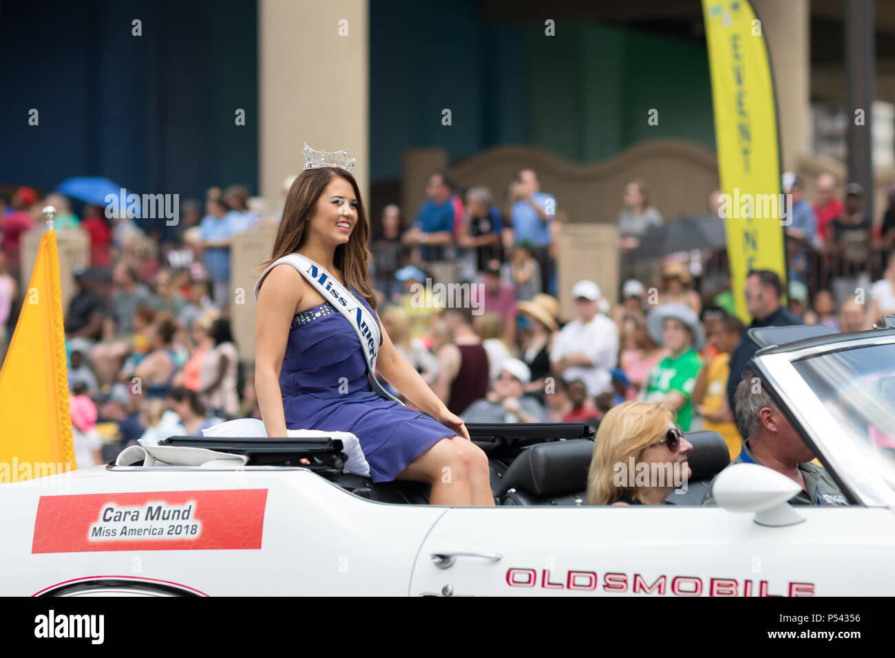 Indianapolis, Indiana, USA - May 26, 2018, Cara Mund, Miss America 2018 ...
