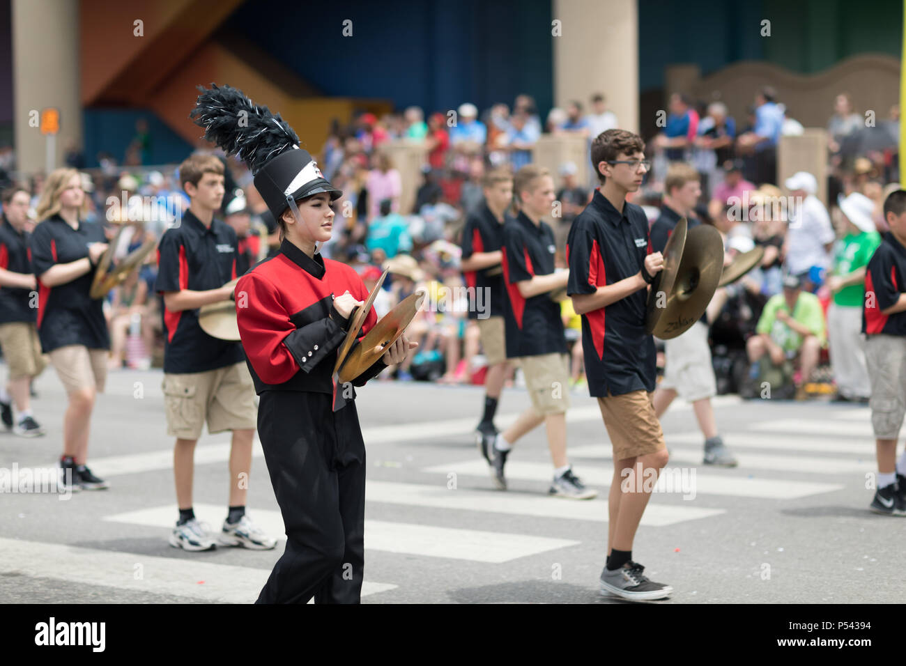 Indianapolis, Indiana, USA - May 26, 2018, Members of the NorthWood ...