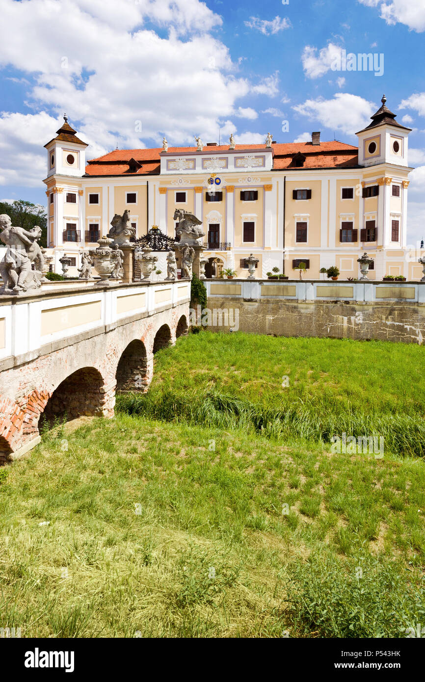 barokní zamek a park Milotice, Jihomoravský kraj, Ceska republika ...