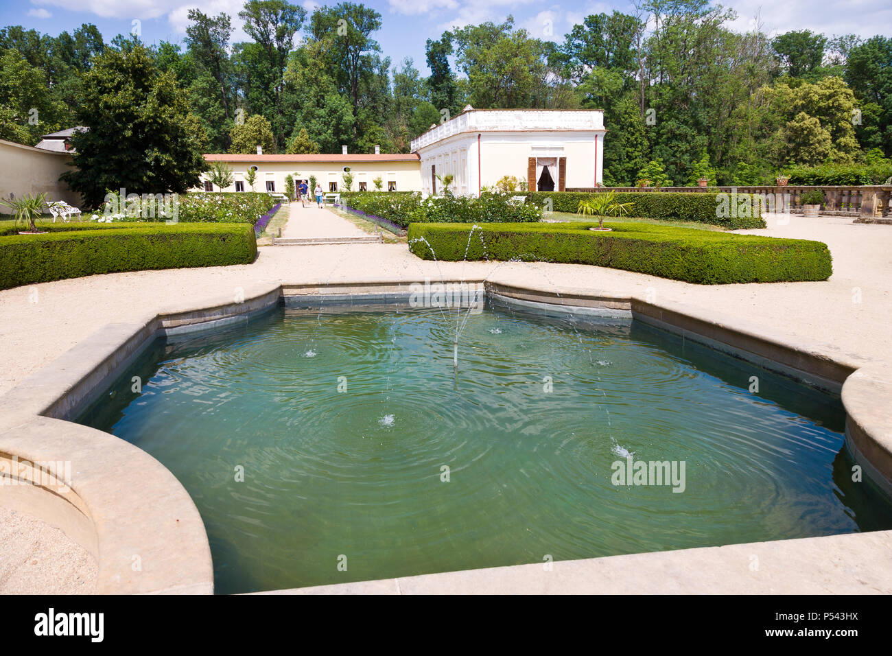 barokní zamek a park Milotice, Jihomoravský kraj, Ceska republika ...