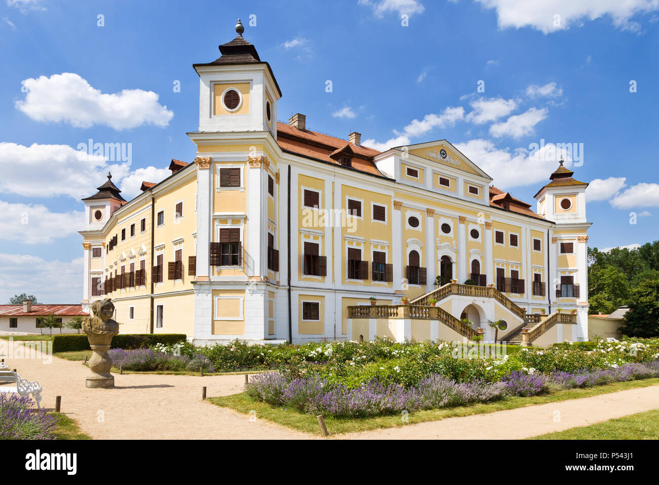 barokní zamek a park Milotice, Jihomoravský kraj, Ceska republika ...