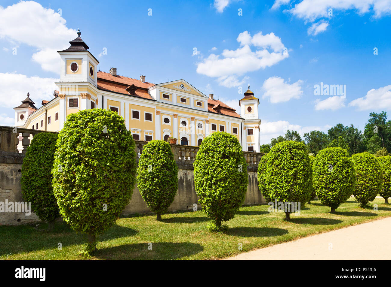 barokní zamek a park Milotice, Jihomoravský kraj, Ceska republika ...