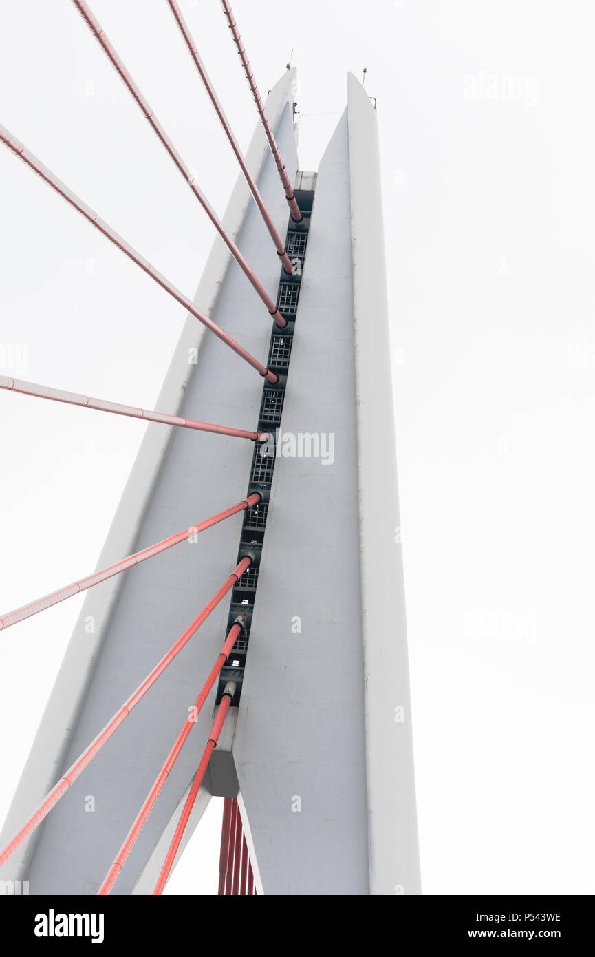Cable bridge detail hi-res stock photography and images - Alamy