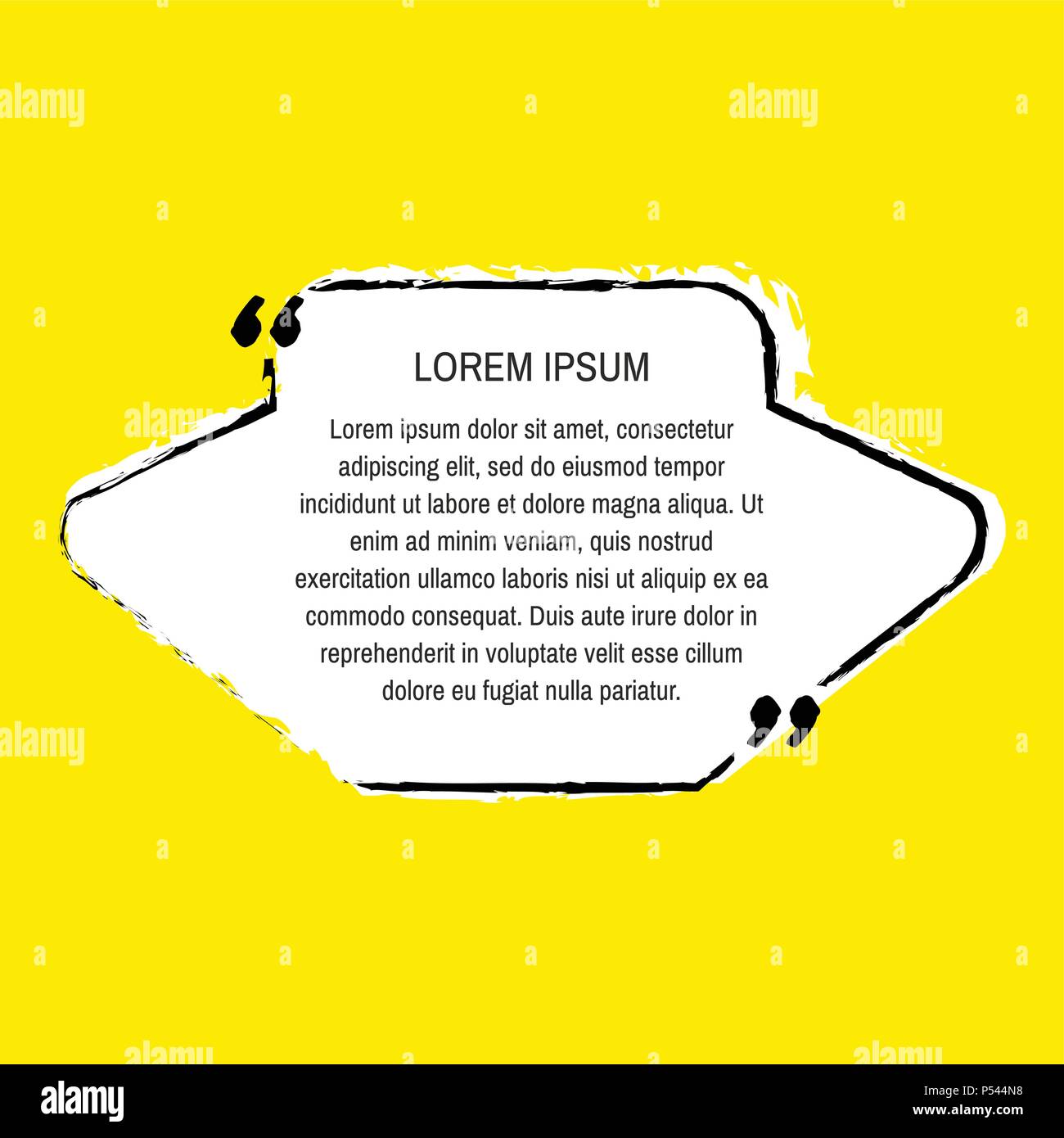 Quote box vector Stock Vector Image & Art - Alamy