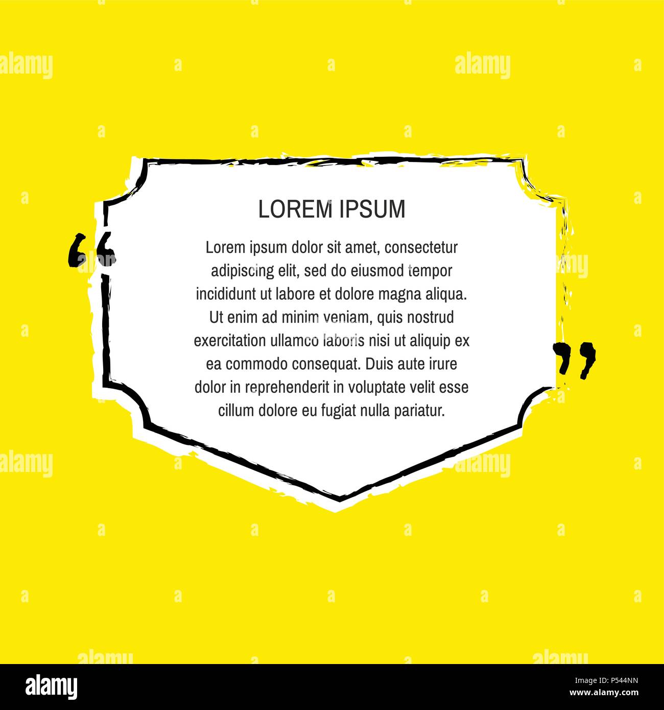 Quote box vector Stock Vector Image & Art - Alamy