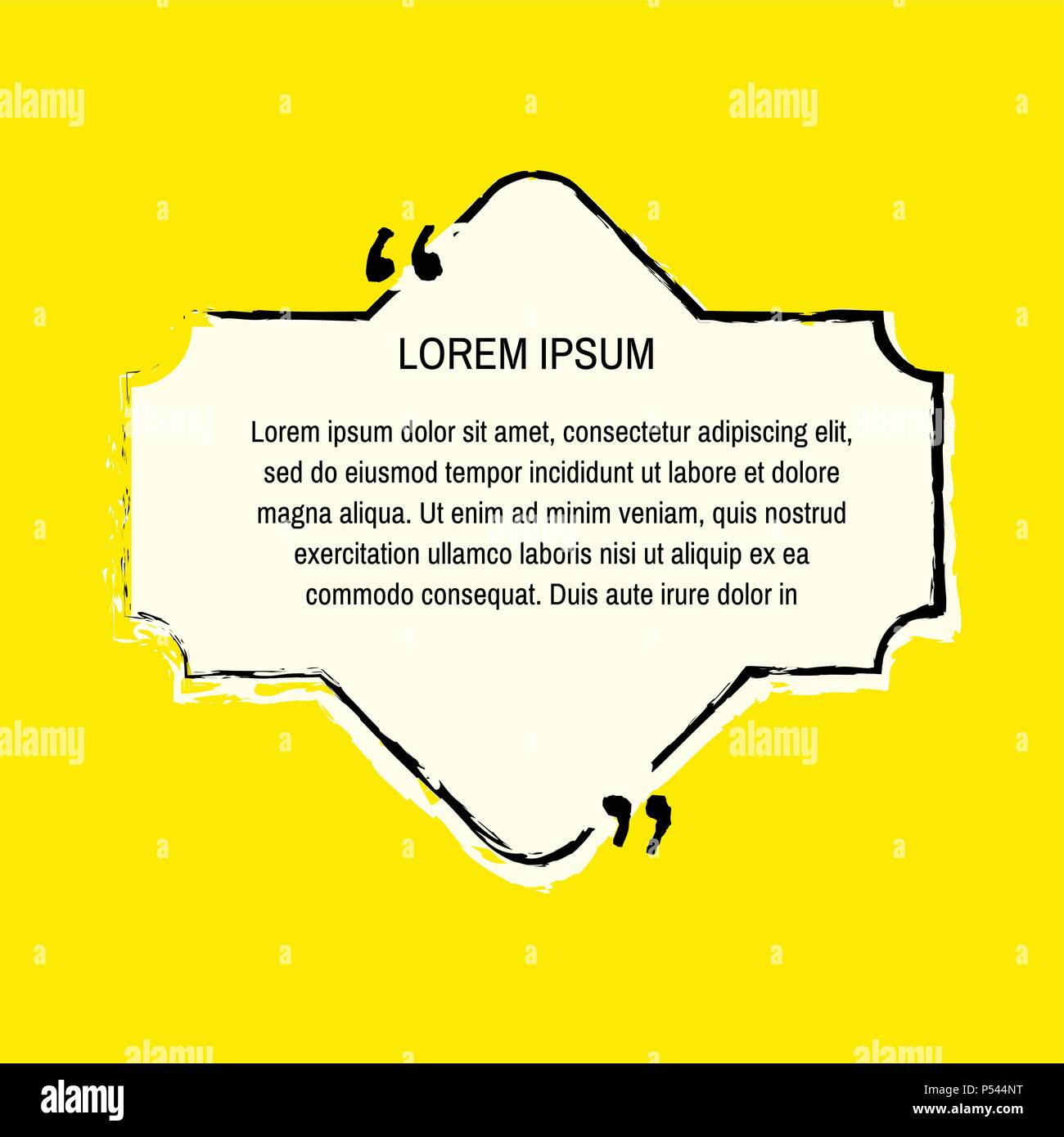 Quote box vector Stock Vector Image & Art - Alamy